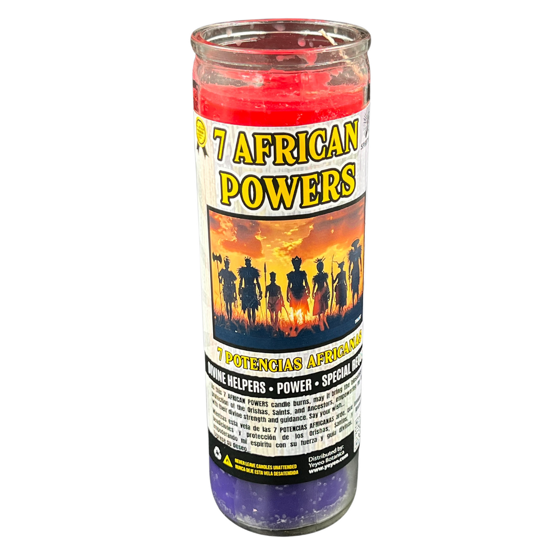 7 African Powers Candle | Spiritual Candles | Spirit & You – Yeyeo Botanica